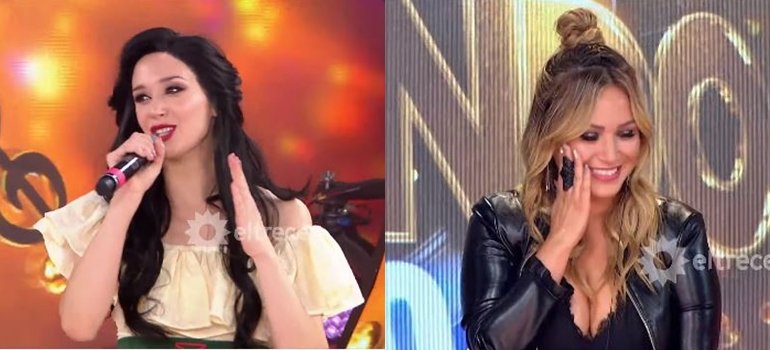 Flor Anca, la compañera de Dan Breitman, le cantó "Bésame mucho" a ...